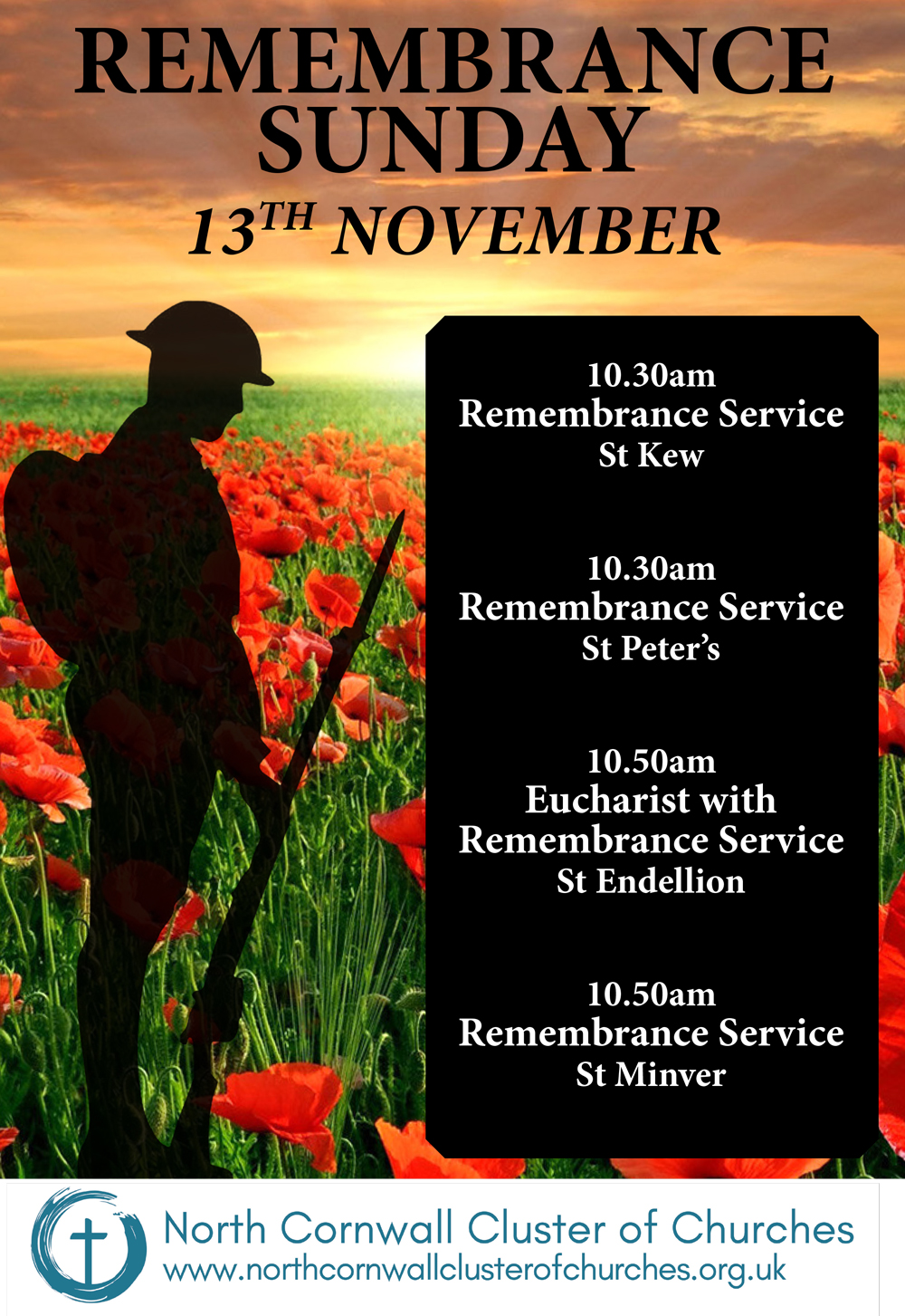 Remembrance Sunday – North Cornwall Cluster of Churches